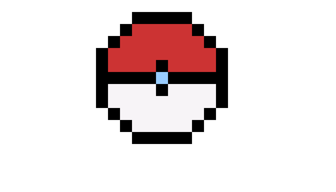 Editing Pokeball - Free online pixel art drawing tool - Pixilart