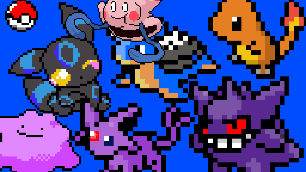Pixilart - all of the pokemon by Bigbro456