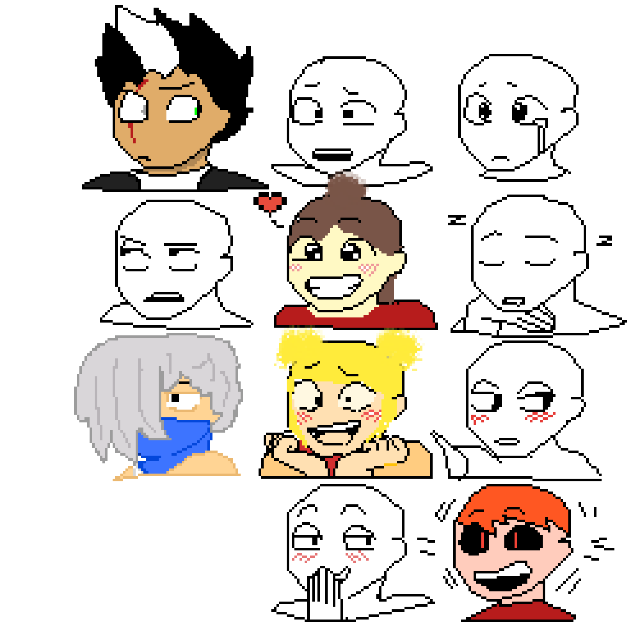 Editing mha shoji - Free online pixel art drawing tool - Pixilart