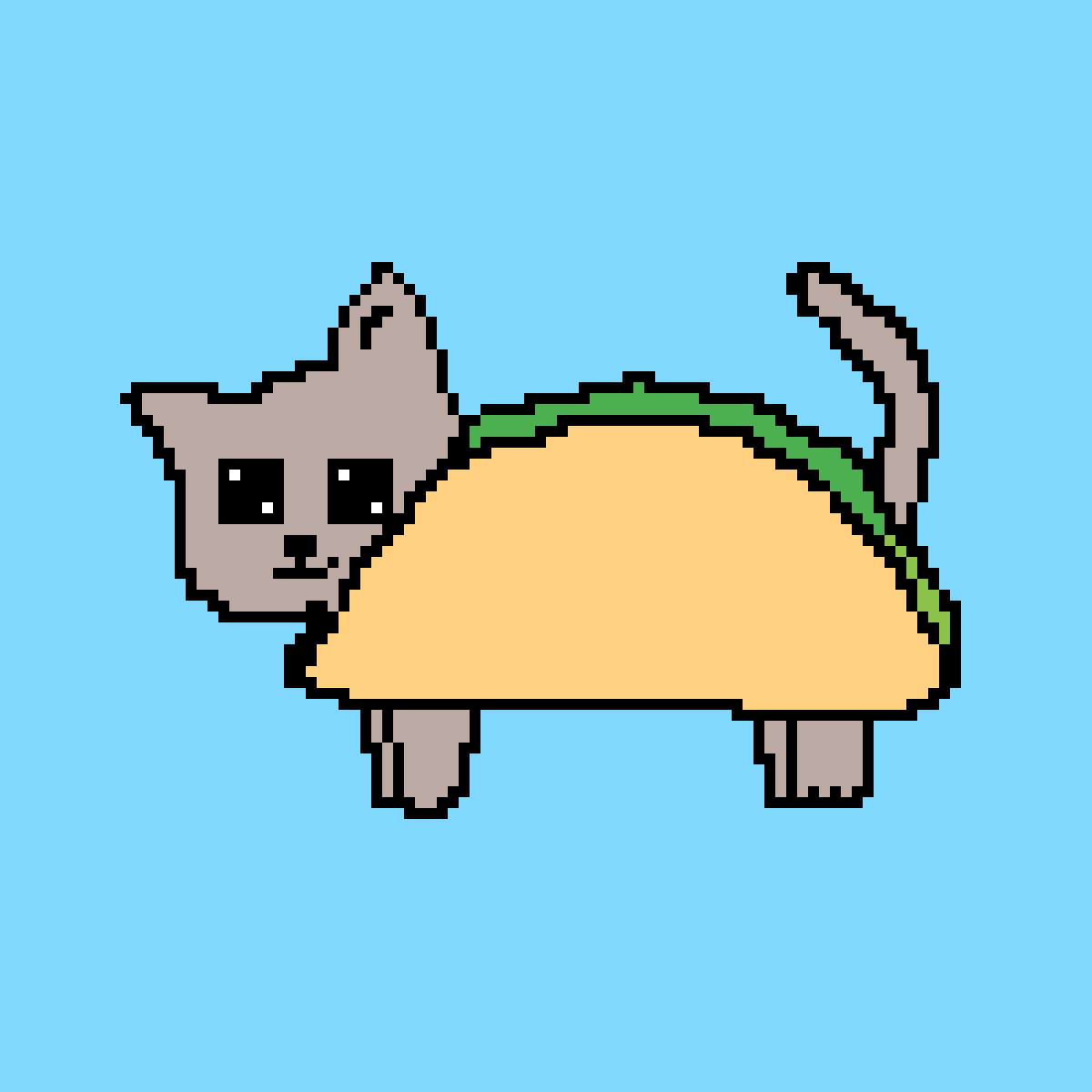Pixilart - Taco Cat by Gaby123