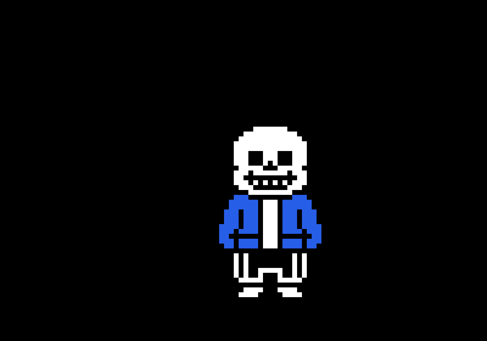 Pixilart - sans oveworld sprite by i-am-the