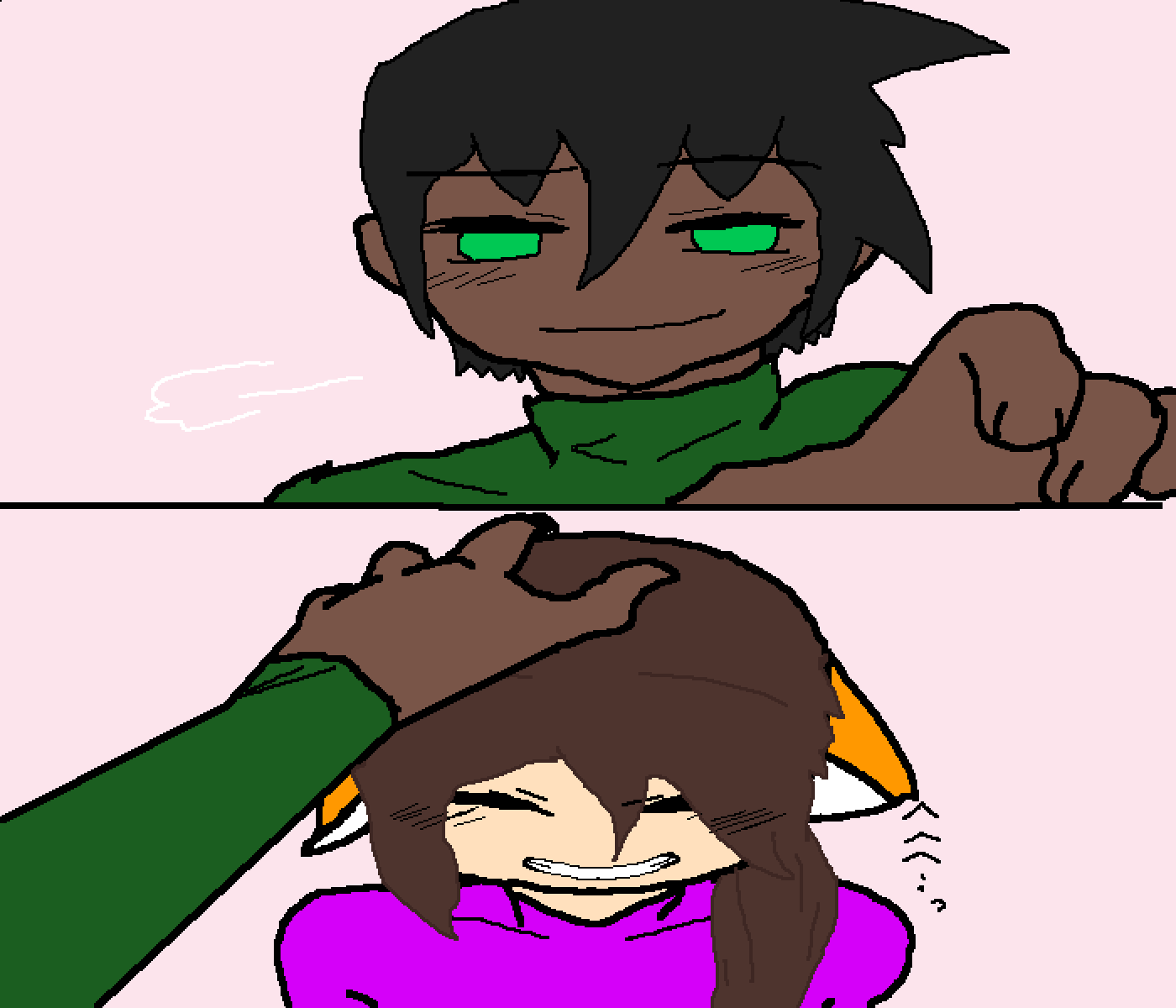 Pixilart - head pats by Lovethefox