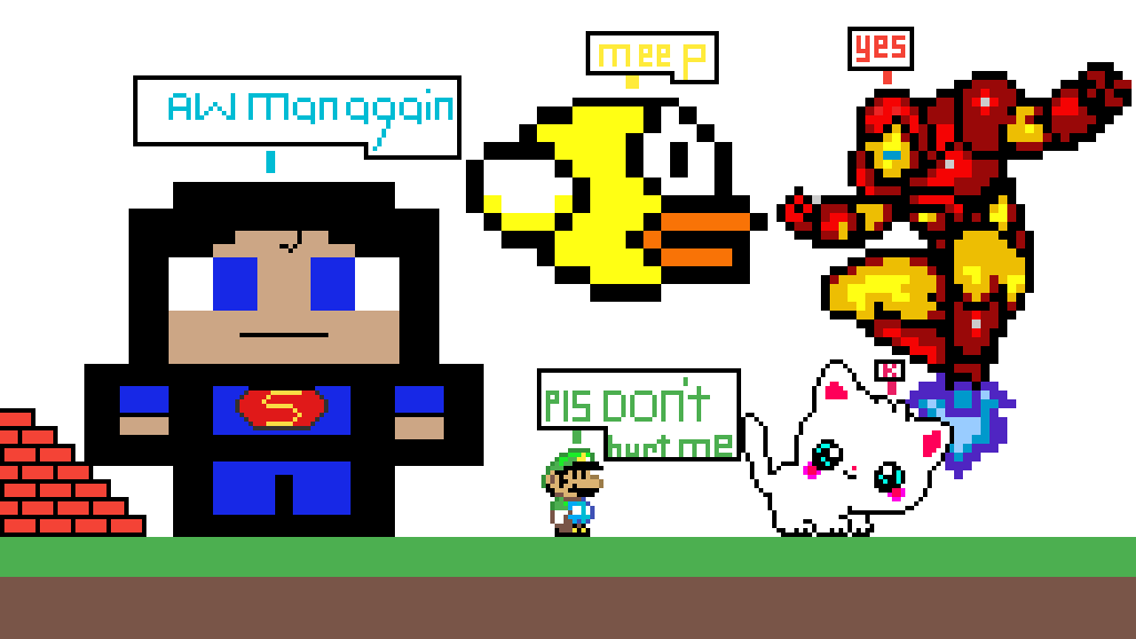 Pixilart - Fight by Babyunicorns