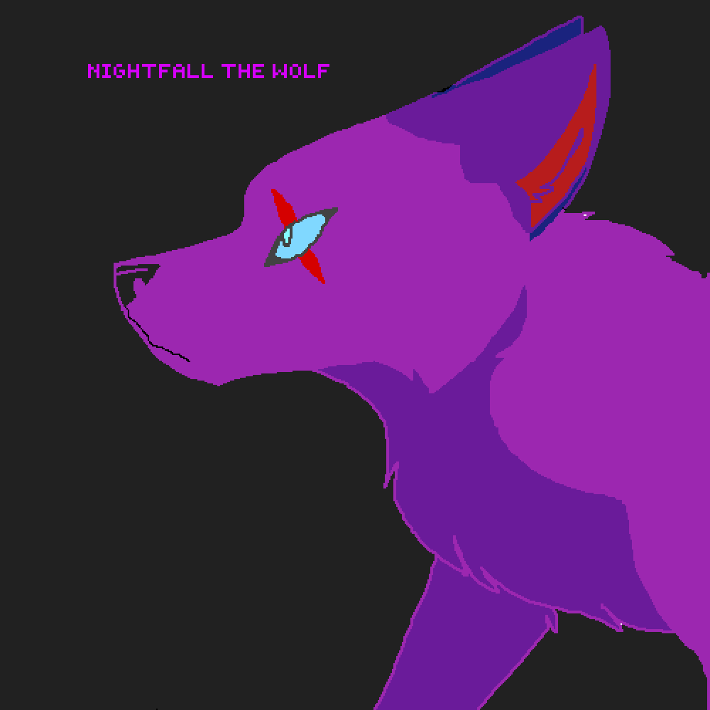 Pixilart - Wolf oc by Shadow-Logan