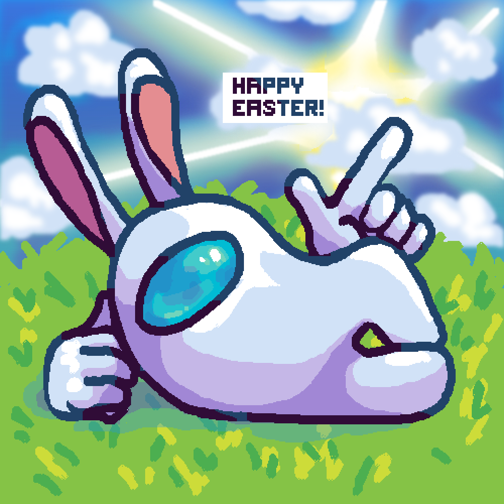 Pixilart - Happy Easter Everyone by TheCraftyAnimal