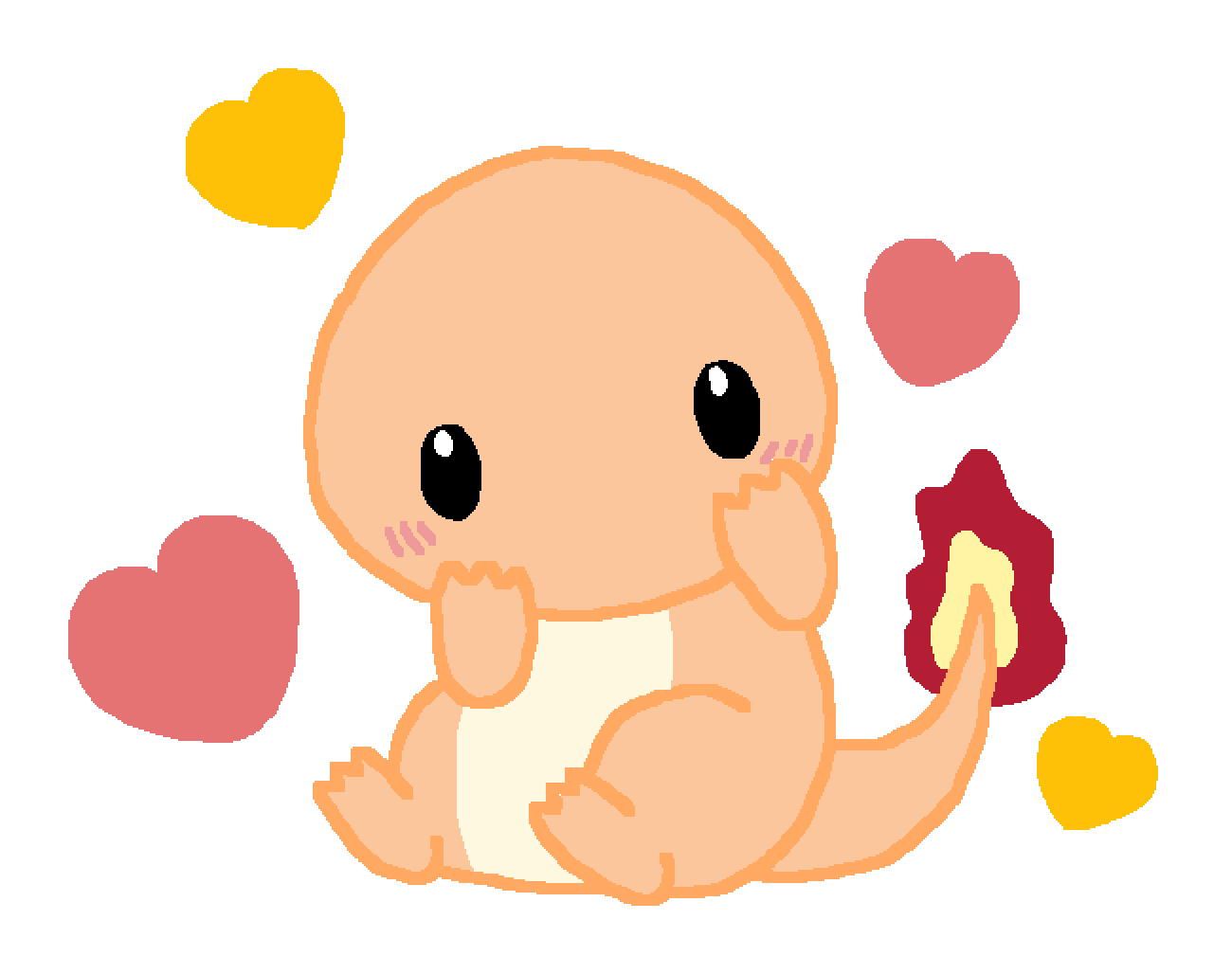 Pixilart - charmander! by nahta