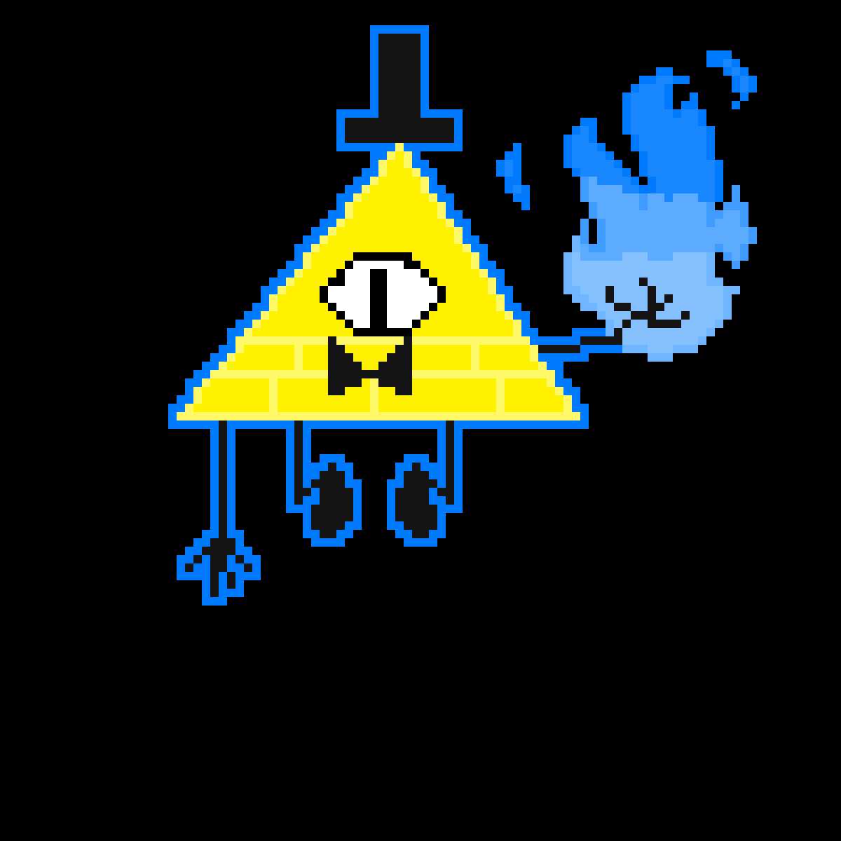 Pixilart - Gravity Falls~ Bill Cipher by WolfieYT