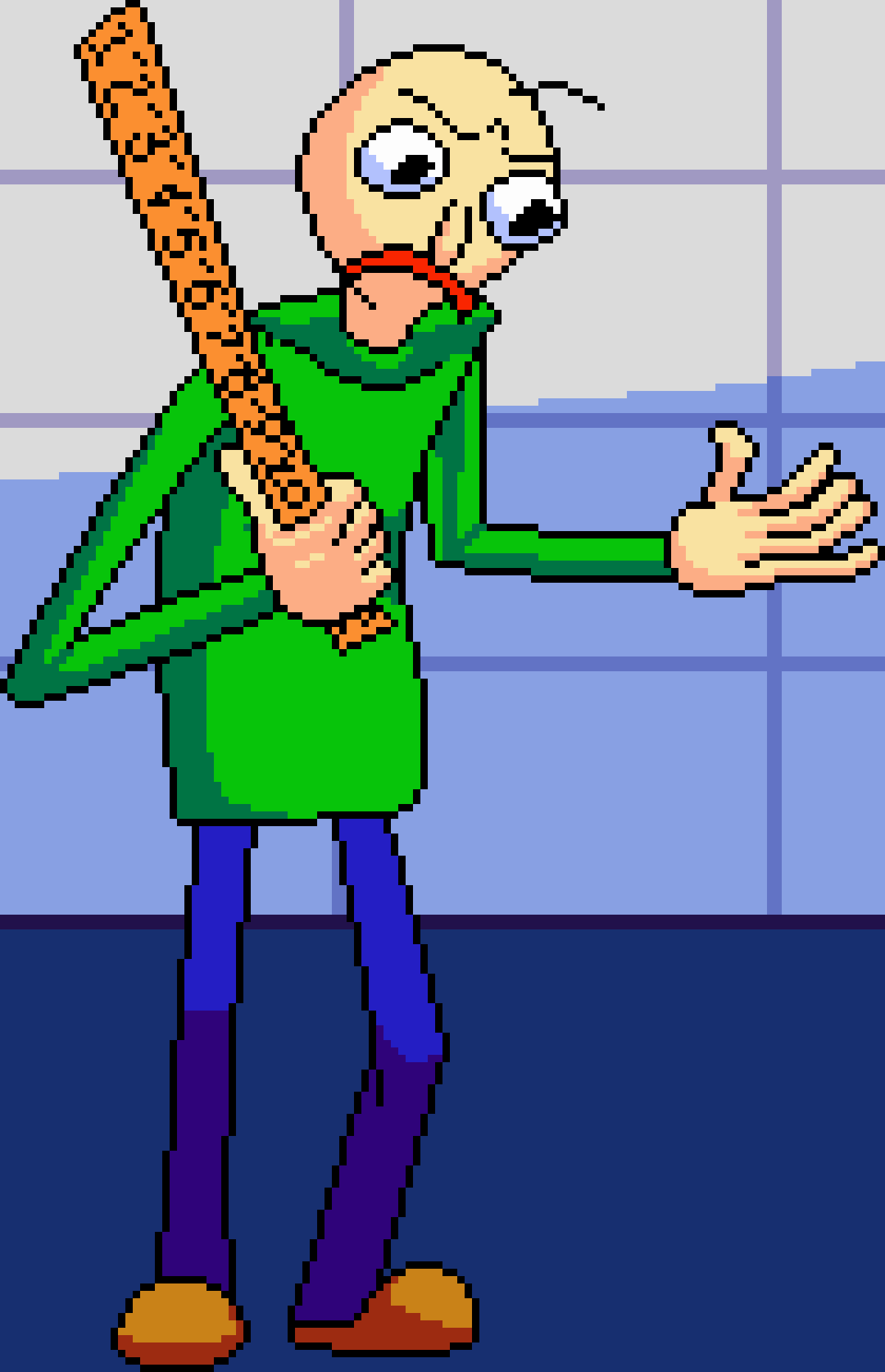 Pixilart - Angry Baldi by mariofan34