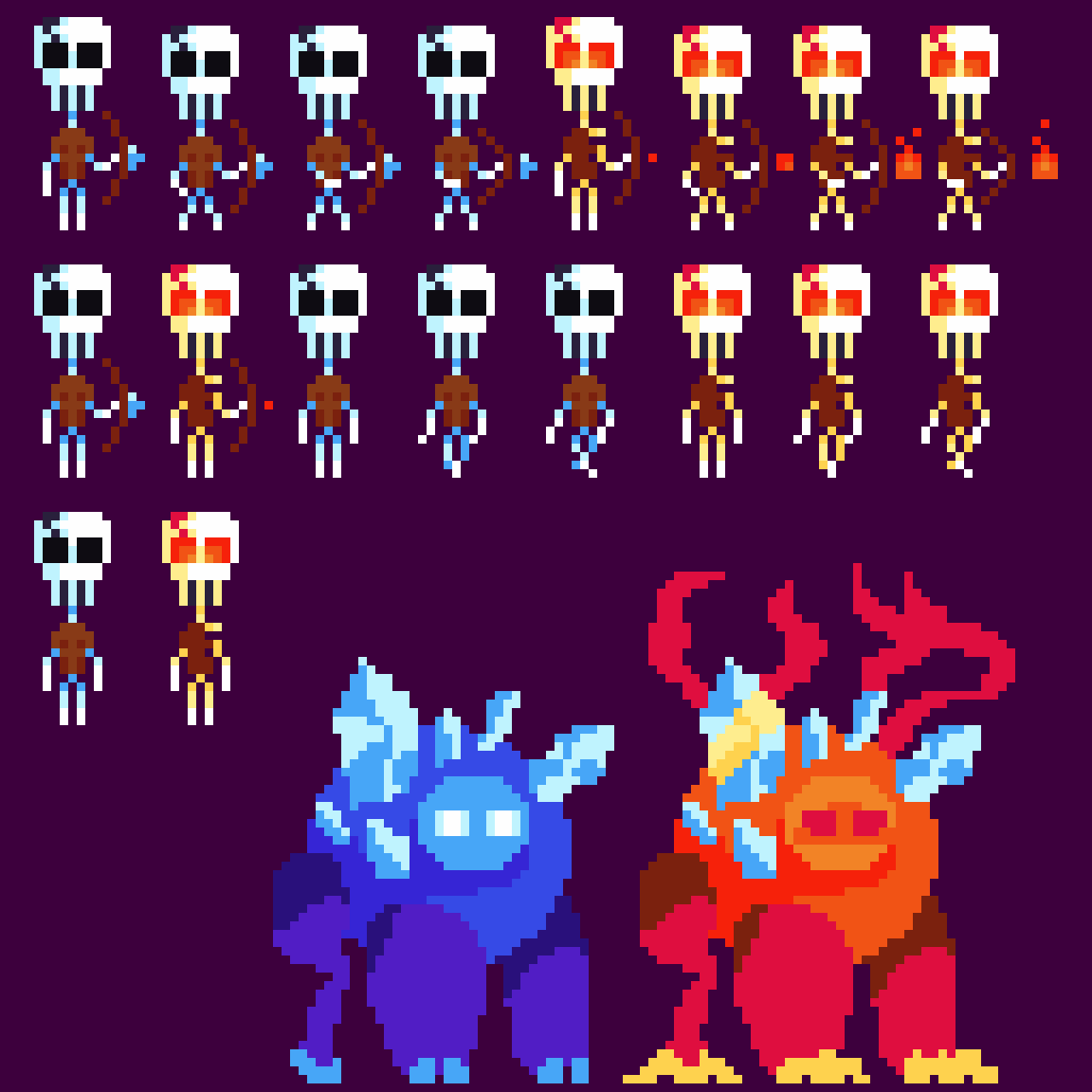 Pixilart - Sprites by thorkittypixel