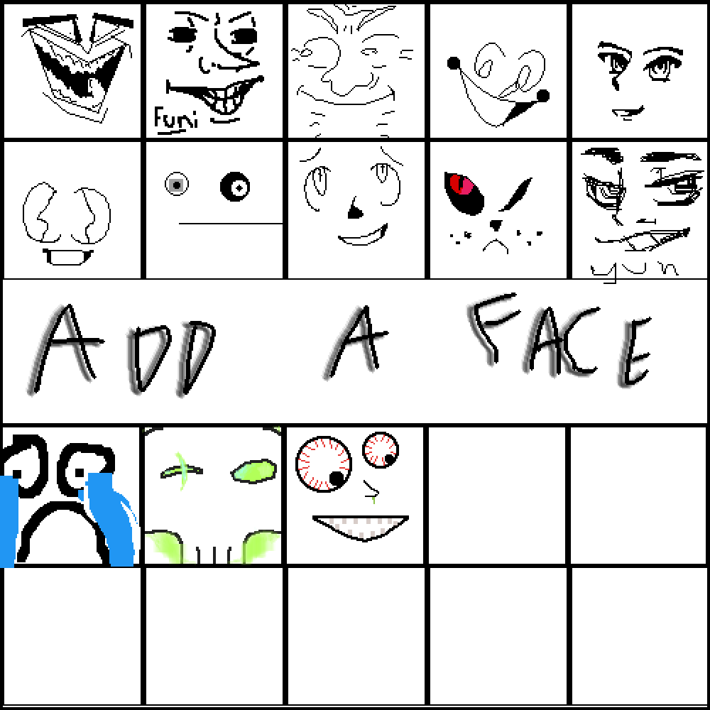 Editing Draw a face - Free online pixel art drawing tool - Pixilart