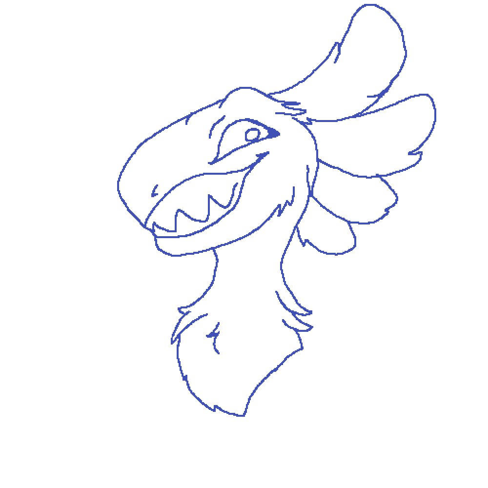 Pixilart - Mochi Raptor Base #2 by Privilaged