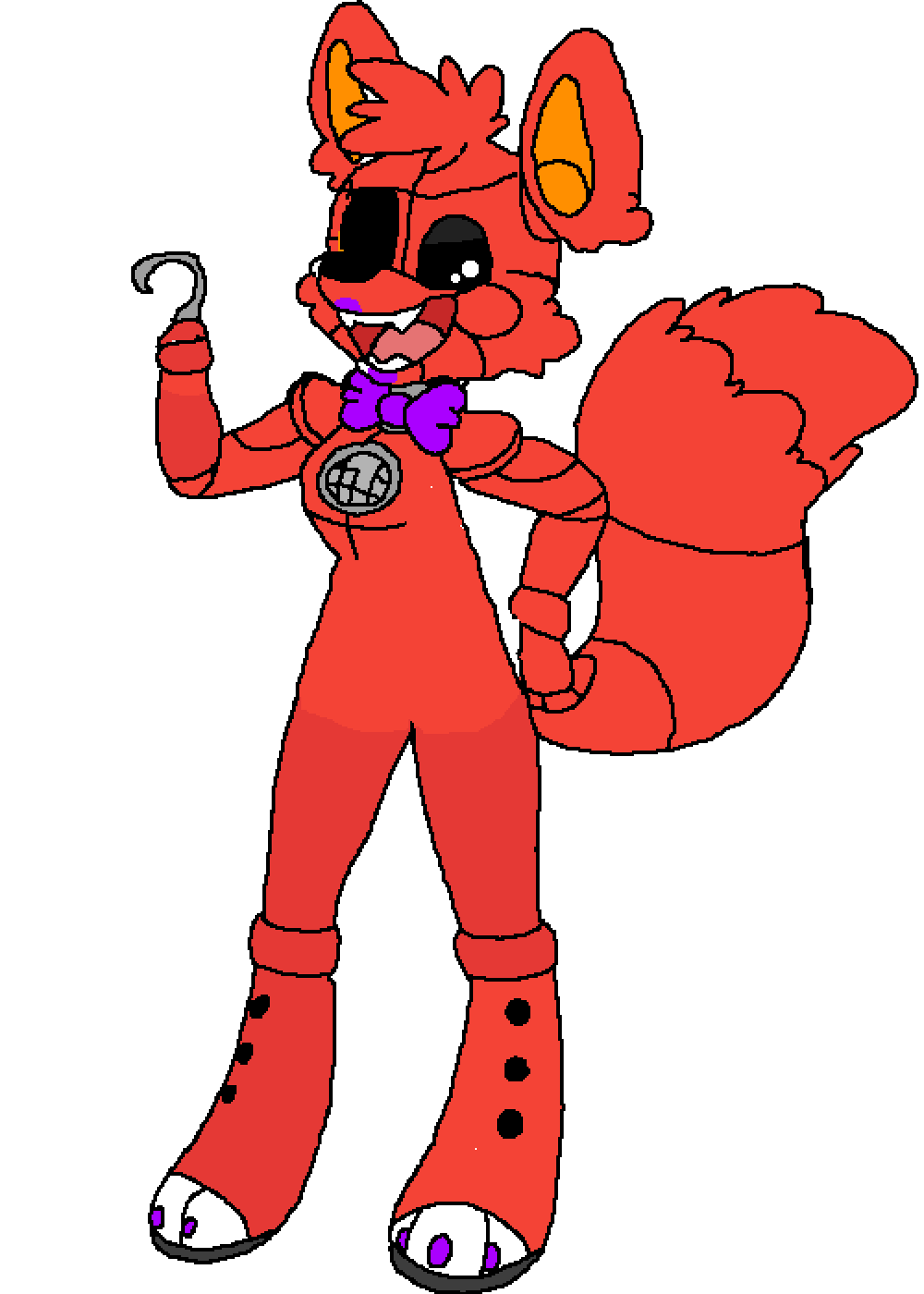 Pixilart - Foxy by TheSheCat-Devil