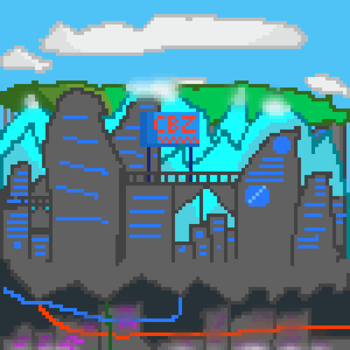 Pixilart - Cyberia Zone Act 1 by Dream-Steve