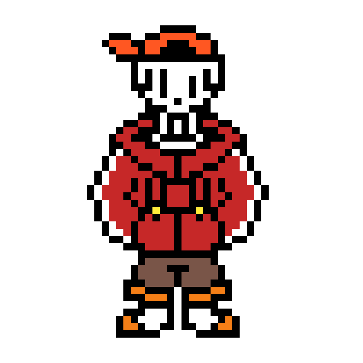 Pixilart - [Galaxy!Swap] - Papyrus (Official Overworld Sprite) by ...