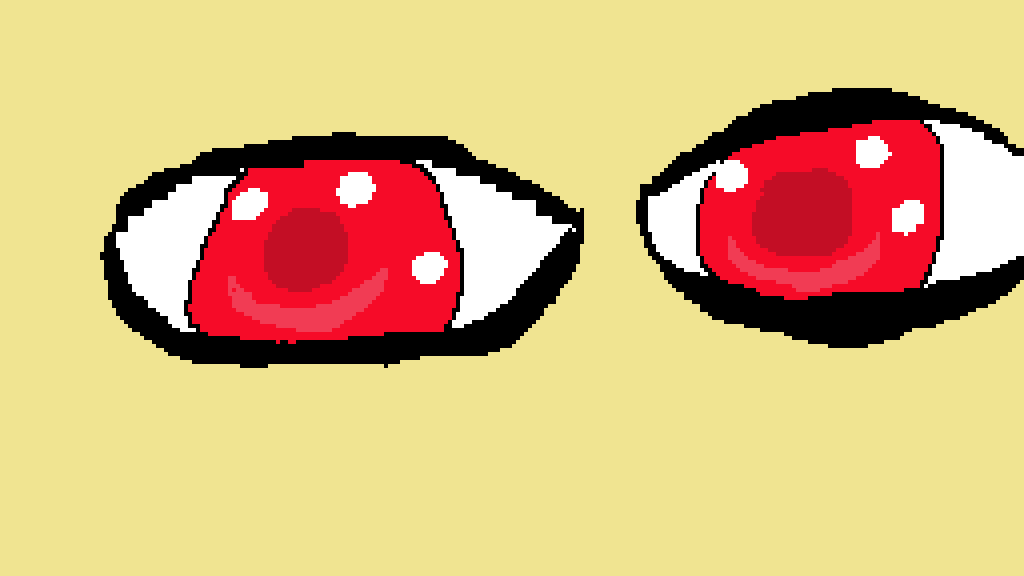 Editing red eyes - Free online pixel art drawing tool - Pixilart