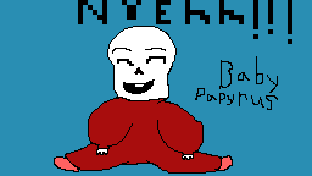 Pixilart - Baby Papyrus by FriskUndertale