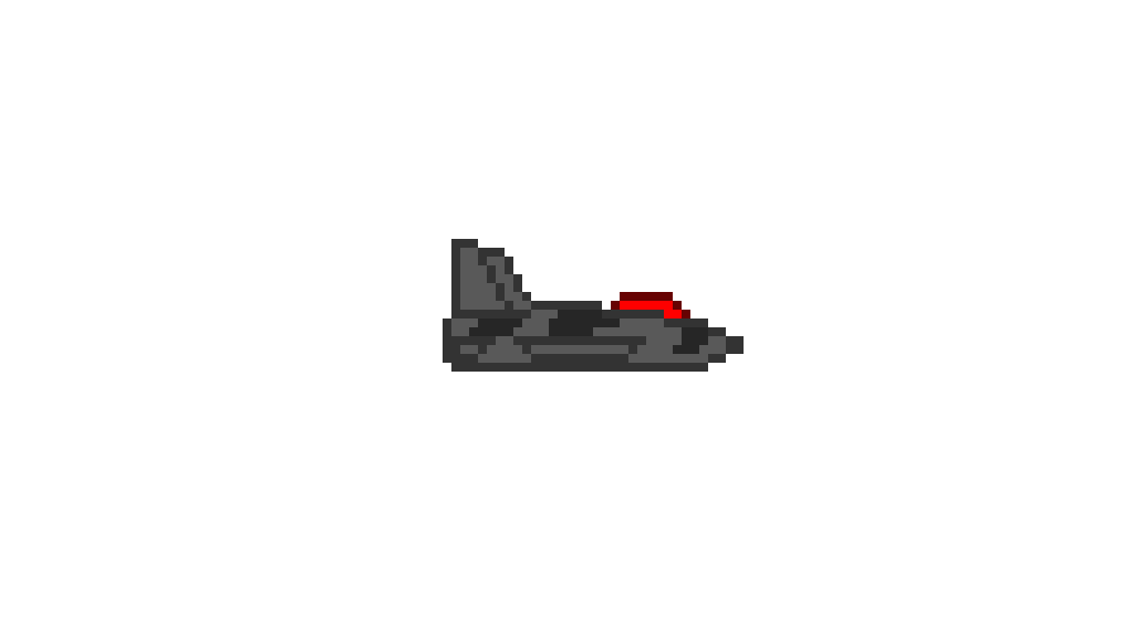 Pixilart - Evil Pixel Jet Fighter by ZDUDE9