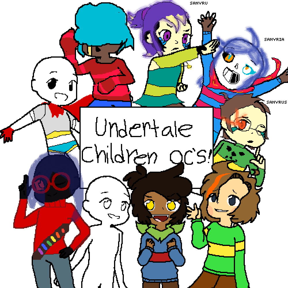 Editing Undertale OCs As Kids - Free online pixel art drawing tool ...