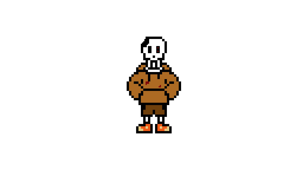 Editing Horrorswap Papyrus Sprite (Read desc) - Free online pixel art ...