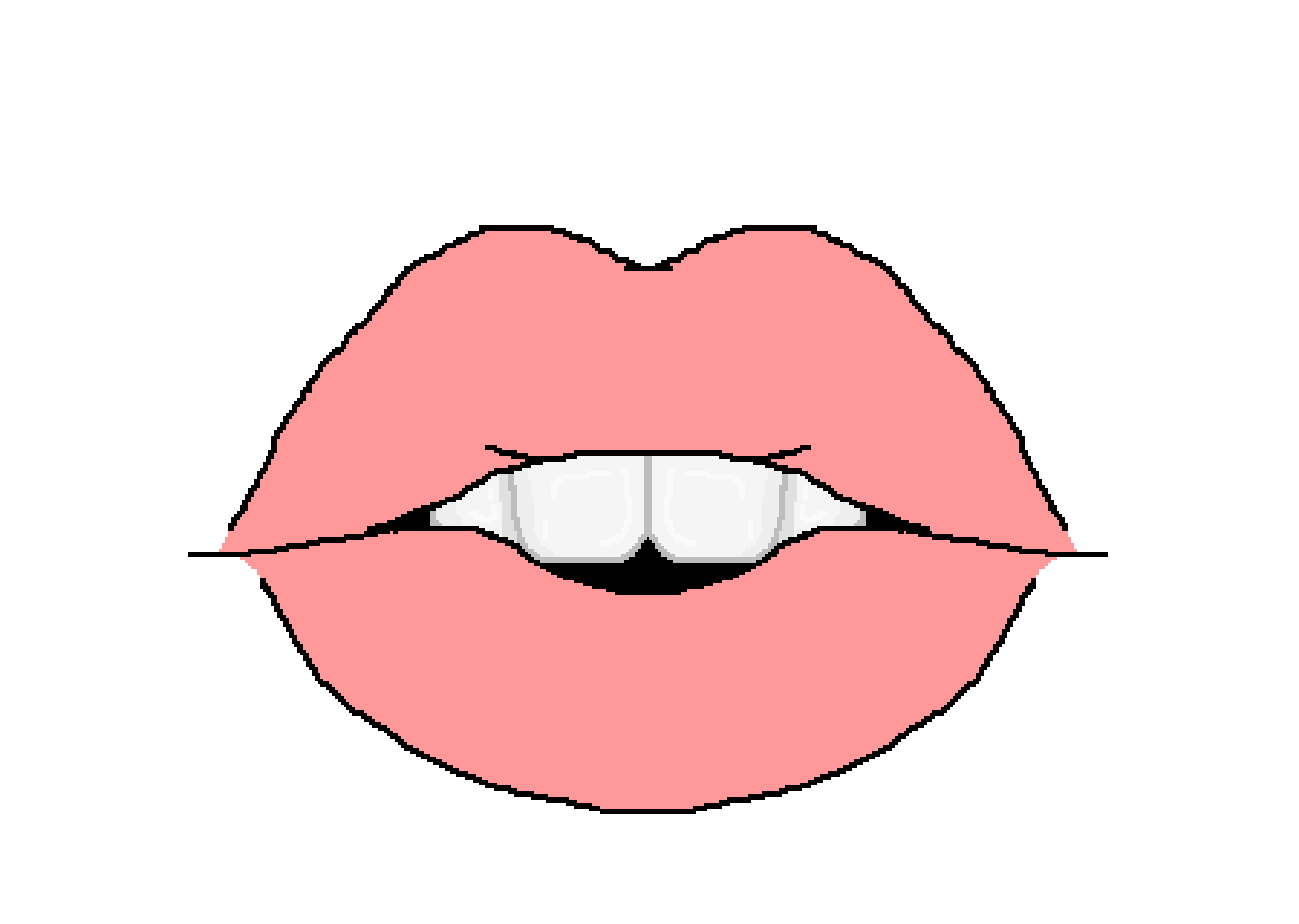 Rainbow Lips Drawing | Lipstutorial.org