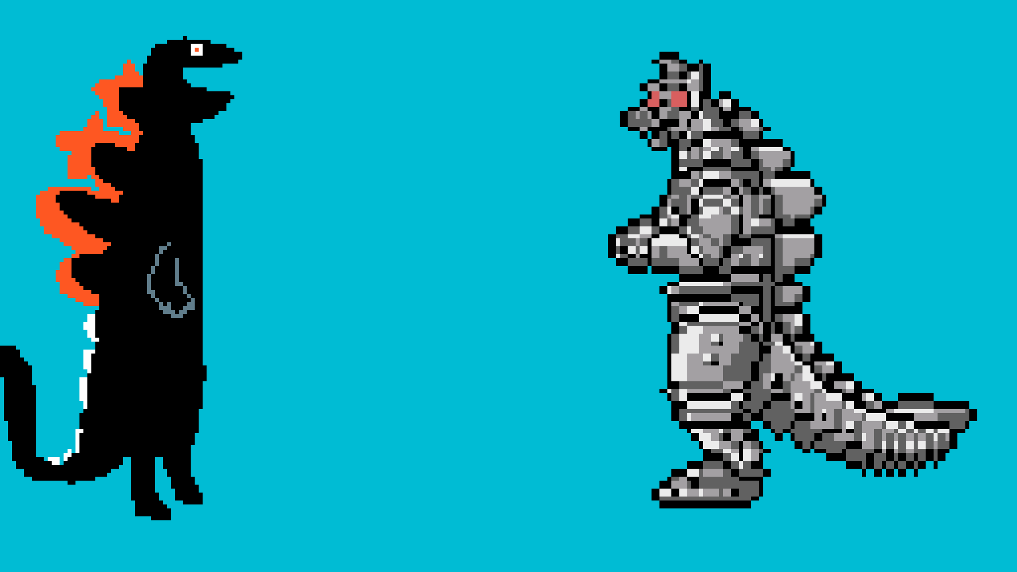 Godzilla Pixel Art