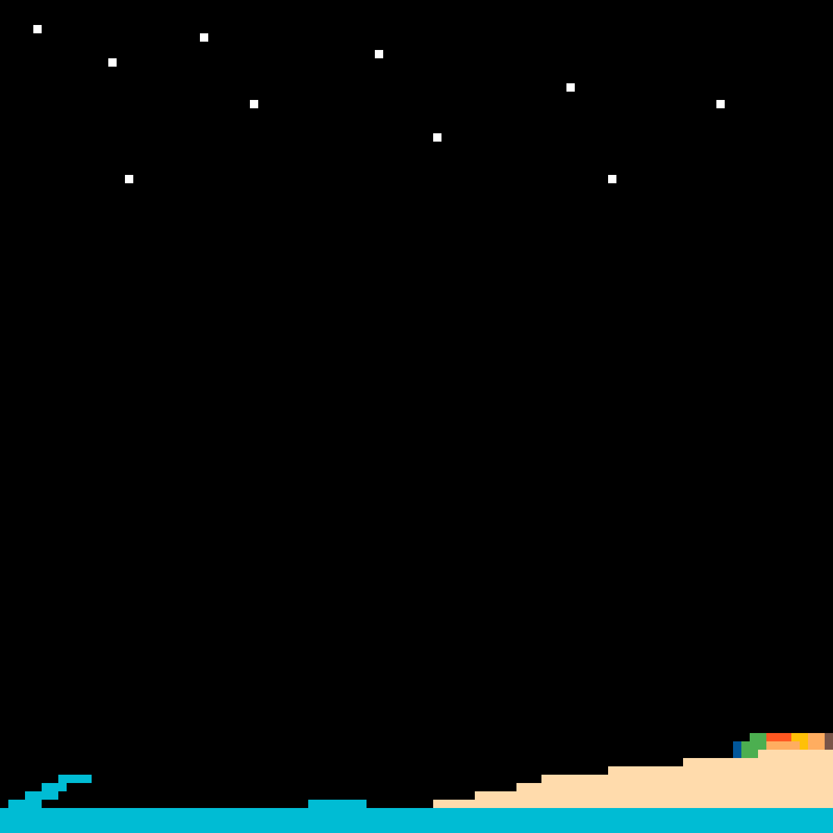 Pixilart - shooting star by ZhumArt