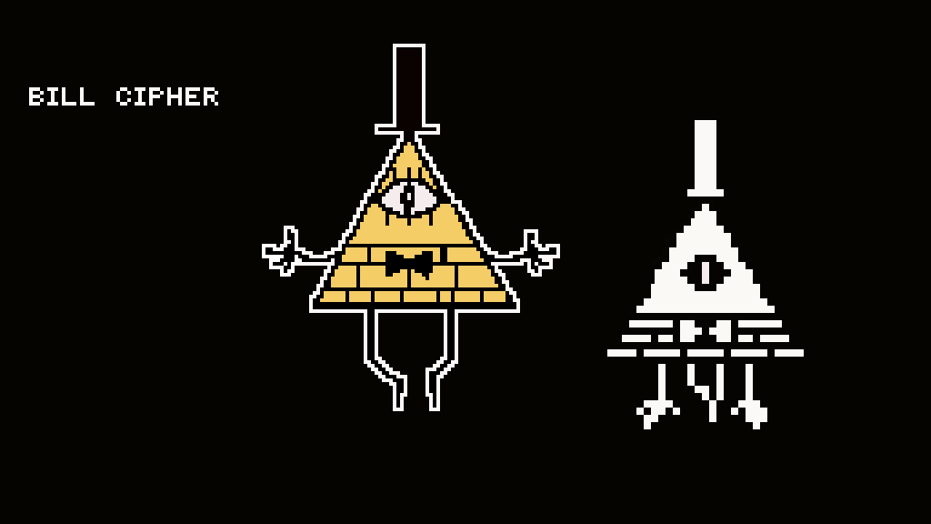 Editing Bill Cipher - Free online pixel art drawing tool - Pixilart