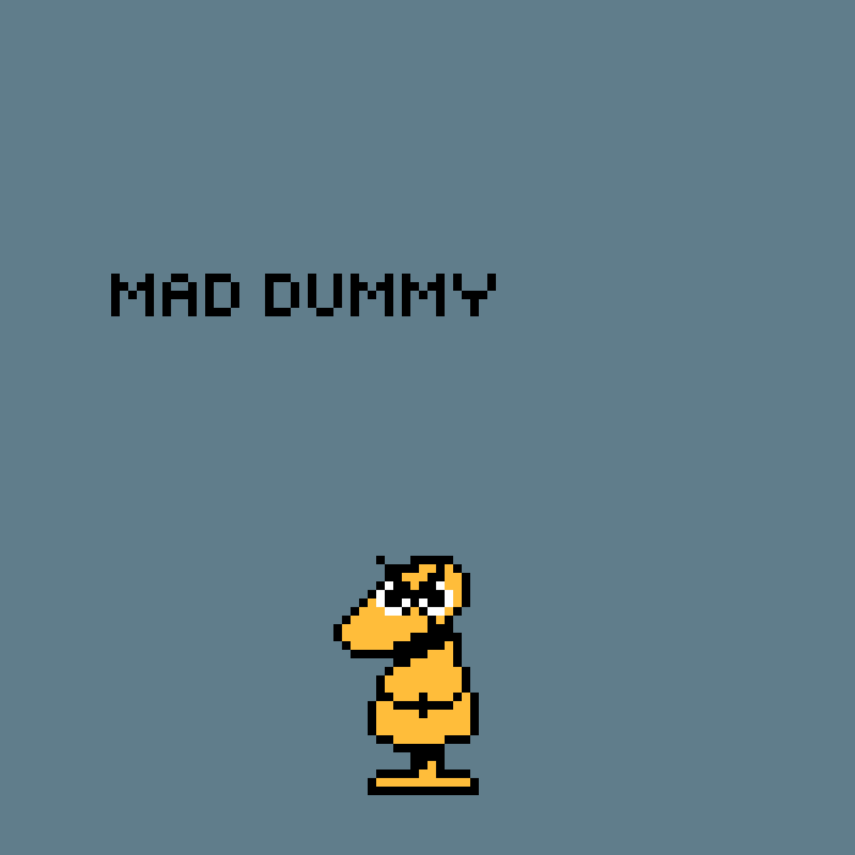 Pixilart - Mad dummy undertale by Skepticle