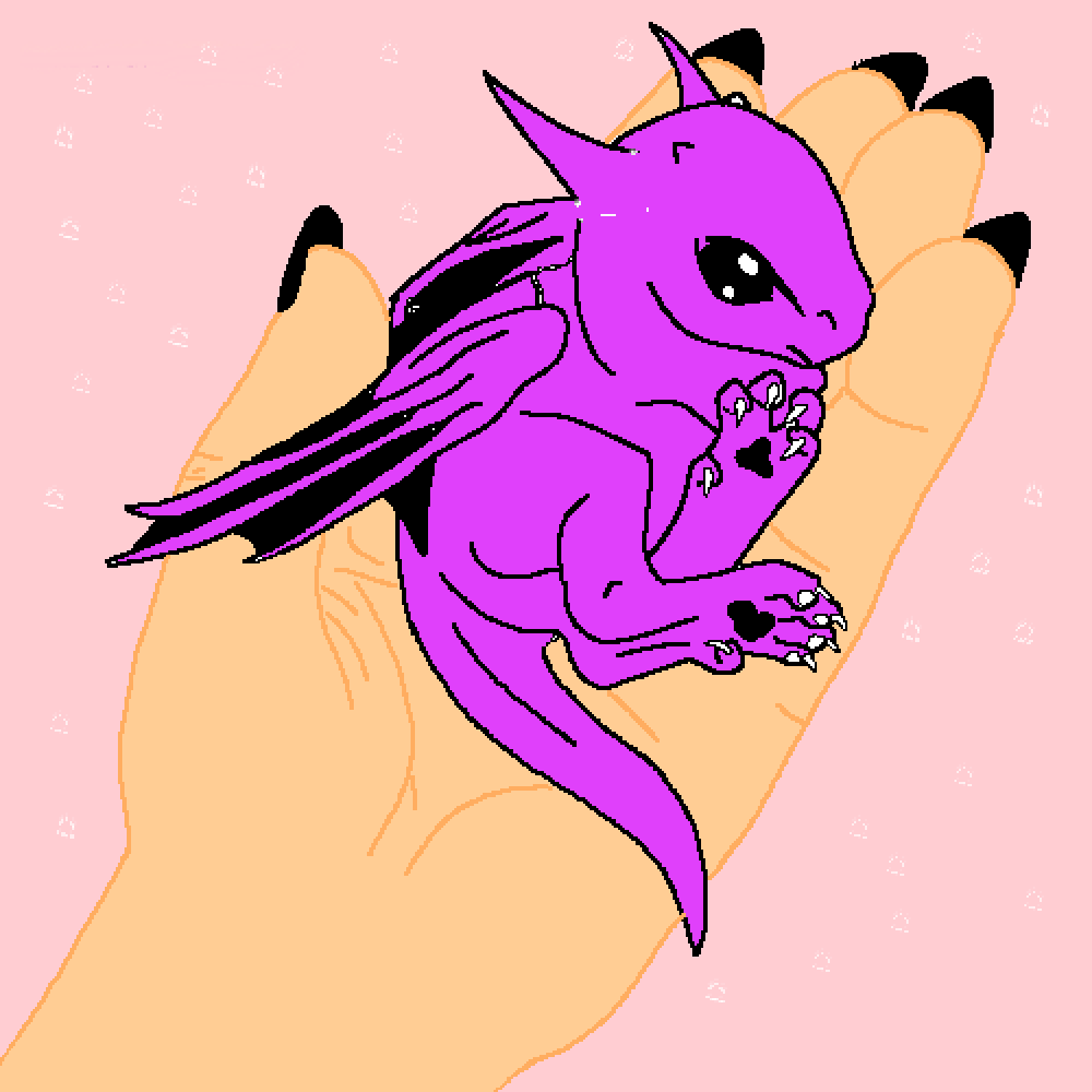 Editing dark magic dragon - Free online pixel art drawing tool - Pixilart