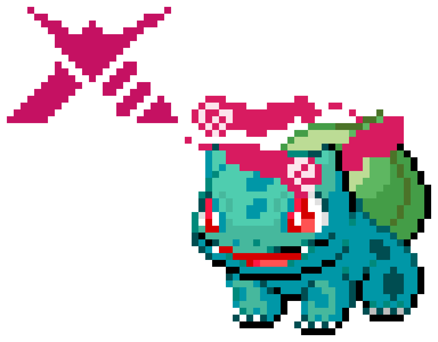 Pixilart - Gigantamax Bulbasaur WIP by PikaUser