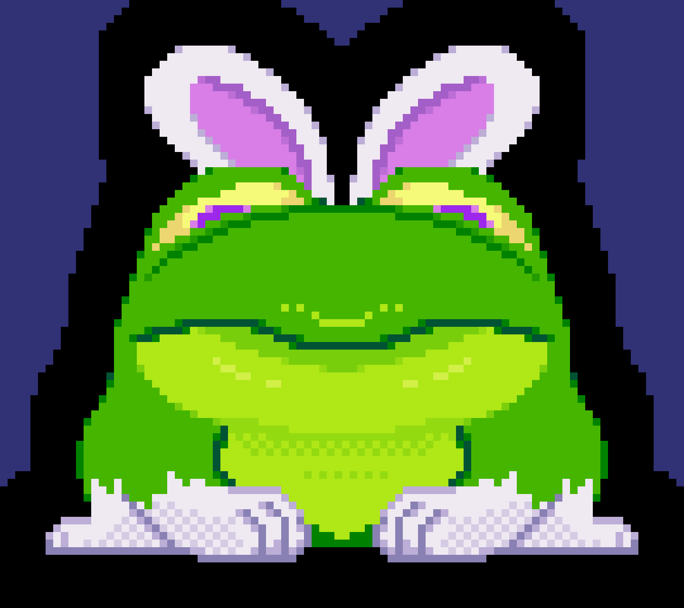 Pixilart - Easter Frog by dodecahedron