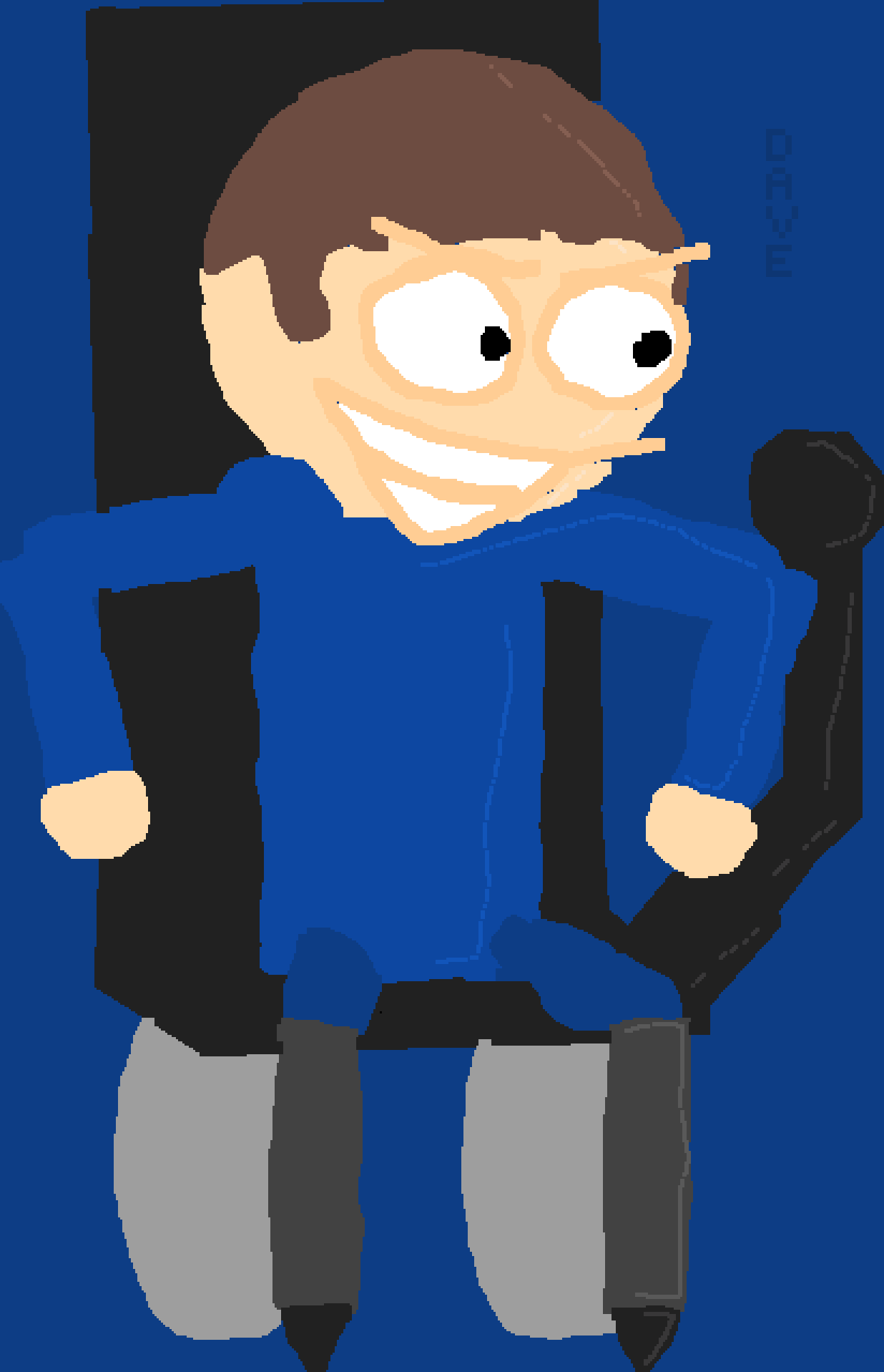 Pixilart - Disability Dave by Zour-Cream-Taco