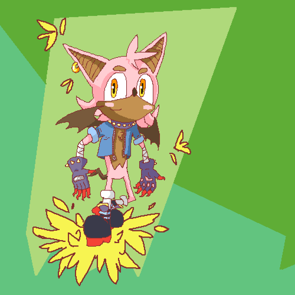 Pixilart - Sonic OC, Bat by Zioxen