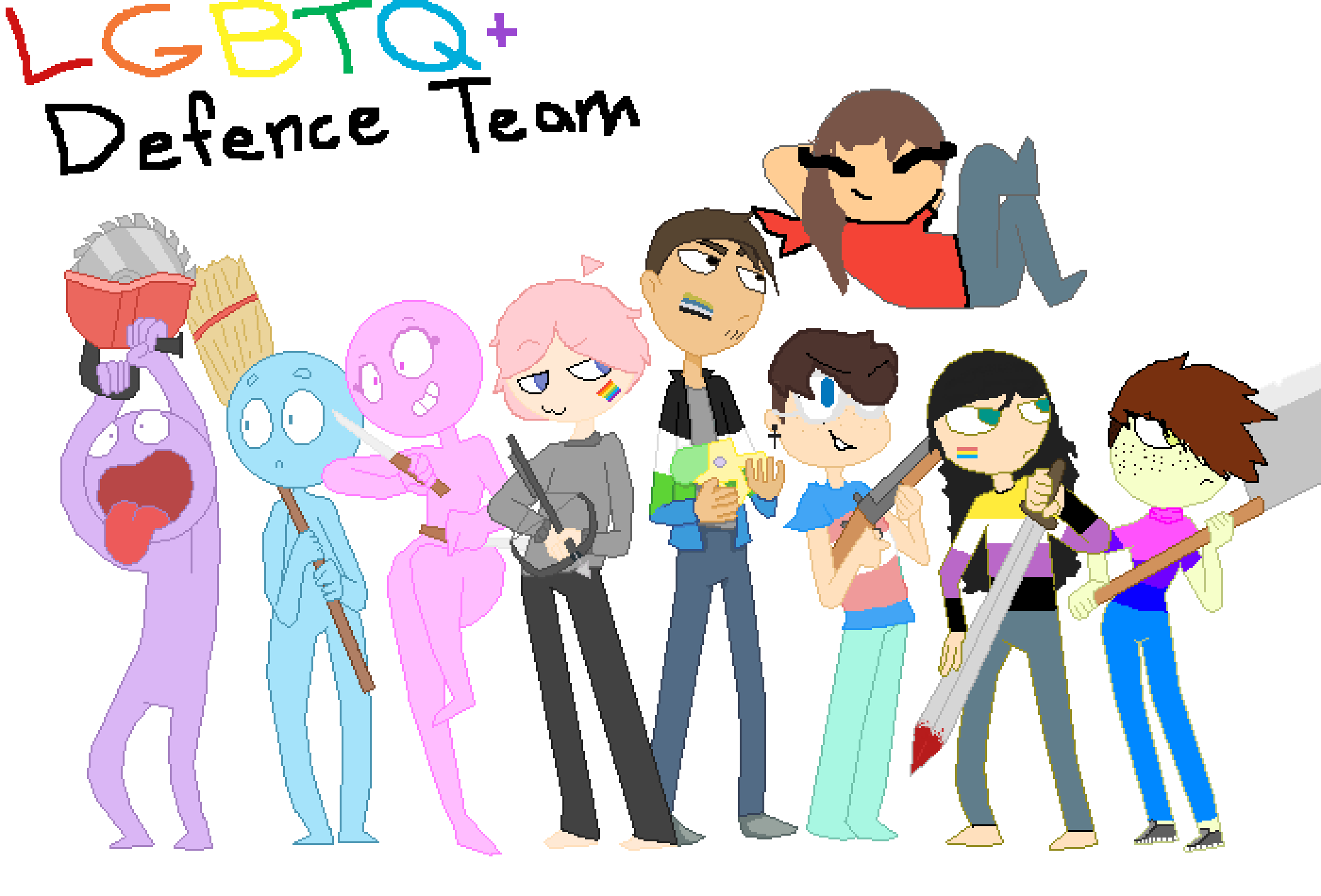 Editing im trans UwU - Free online pixel art drawing tool - Pixilart