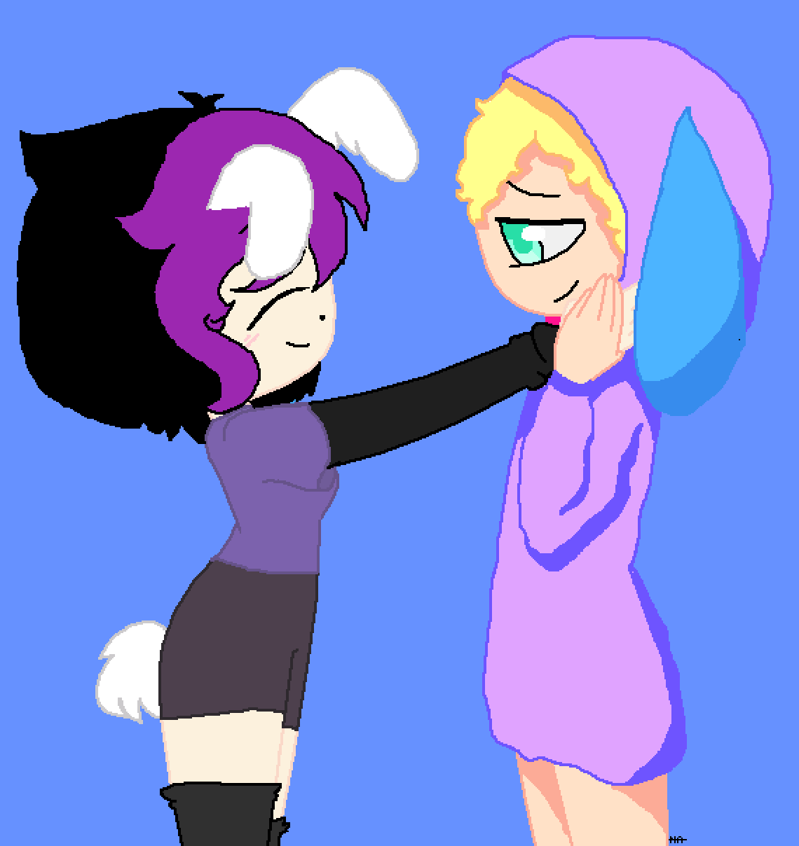 Pixilart - cute collab by nahnee