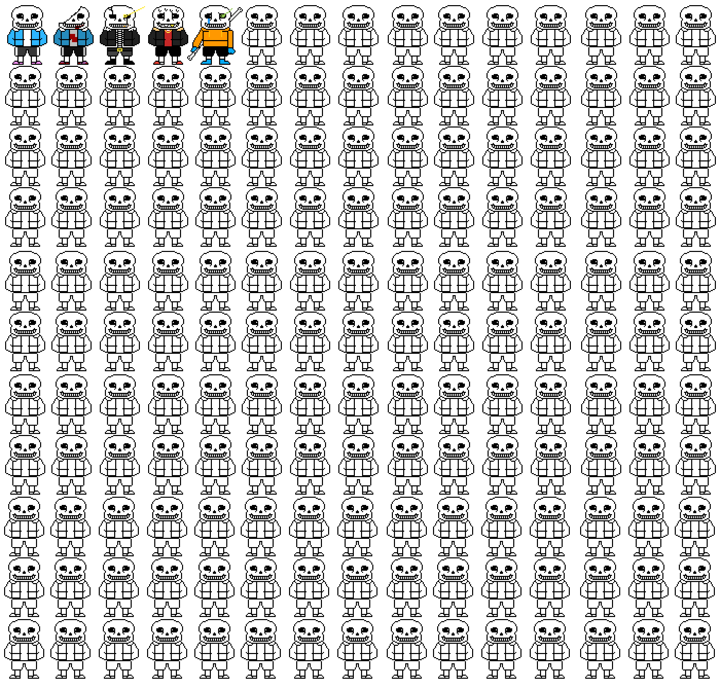 Pixilart - distrust sans by Chara-ocs