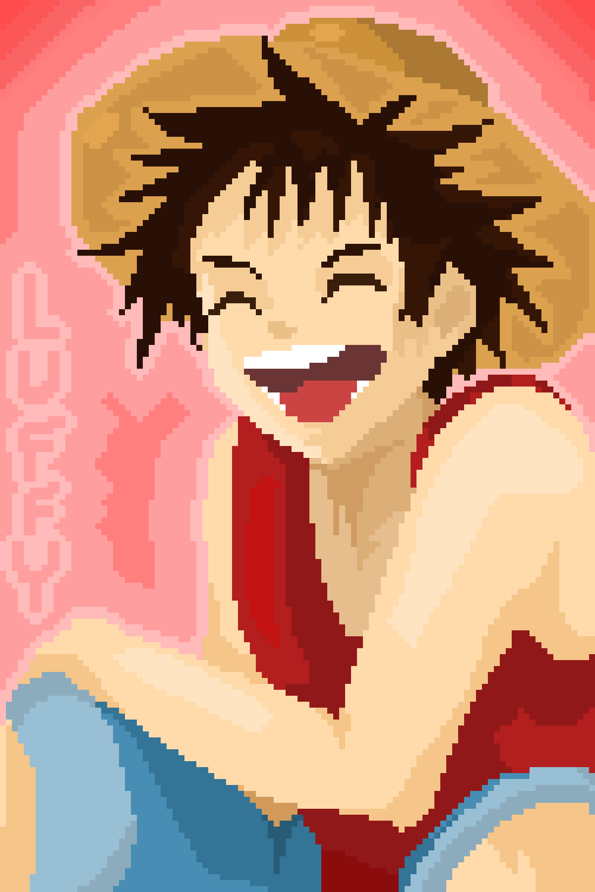 Pixilart - Luffy ★ One Piece by thecopicstore