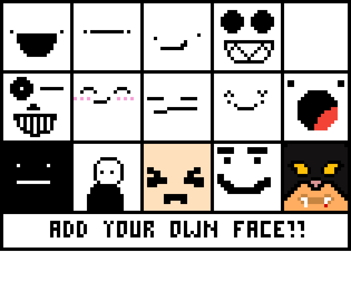 Pixilart - Collab: "Add Your Own Face" by LadyMcm