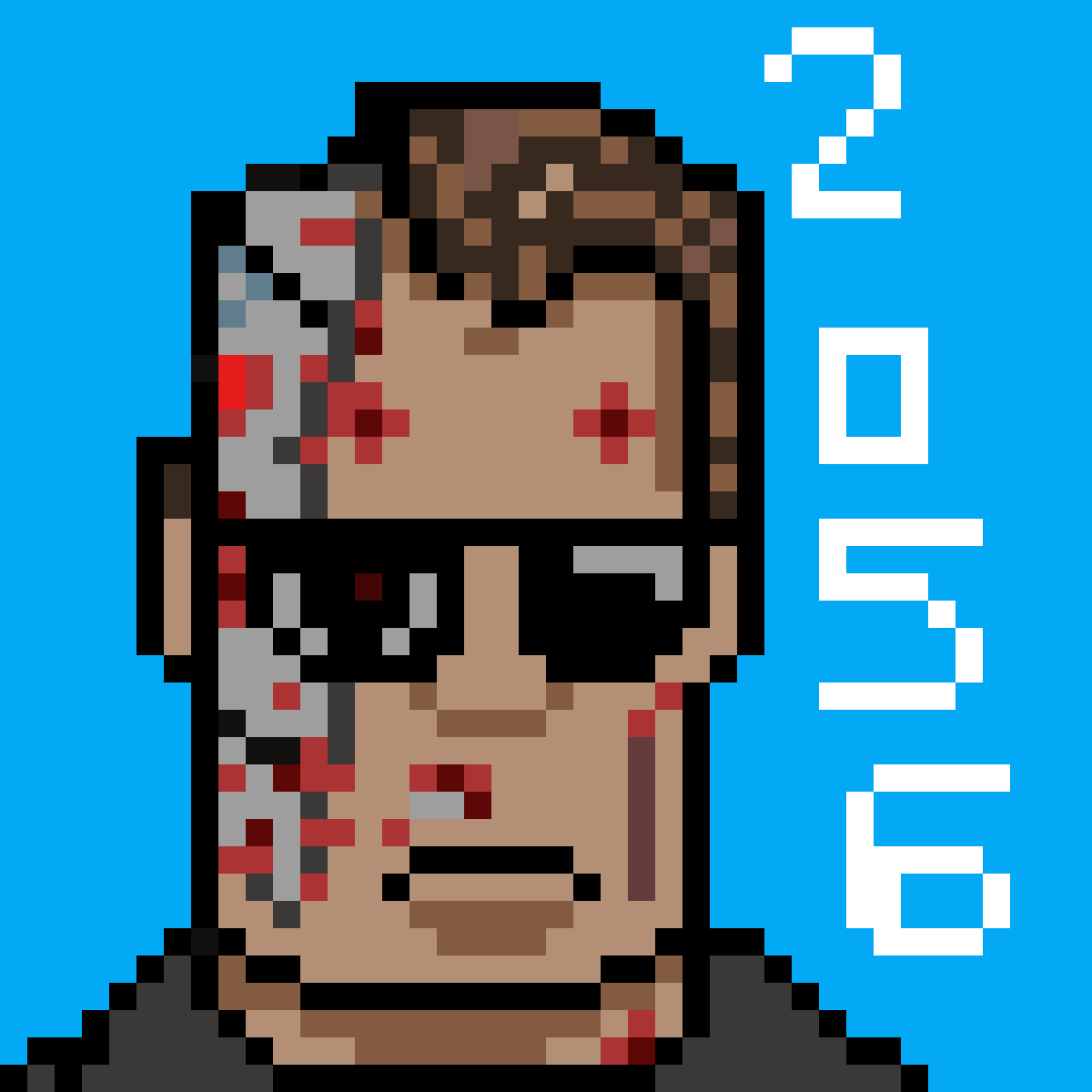 Editing terminator - Free online pixel art drawing tool - Pixilart