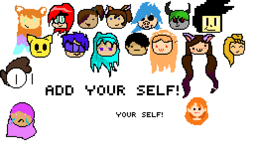 Editing Add yourself - Free online pixel art drawing tool - Pixilart