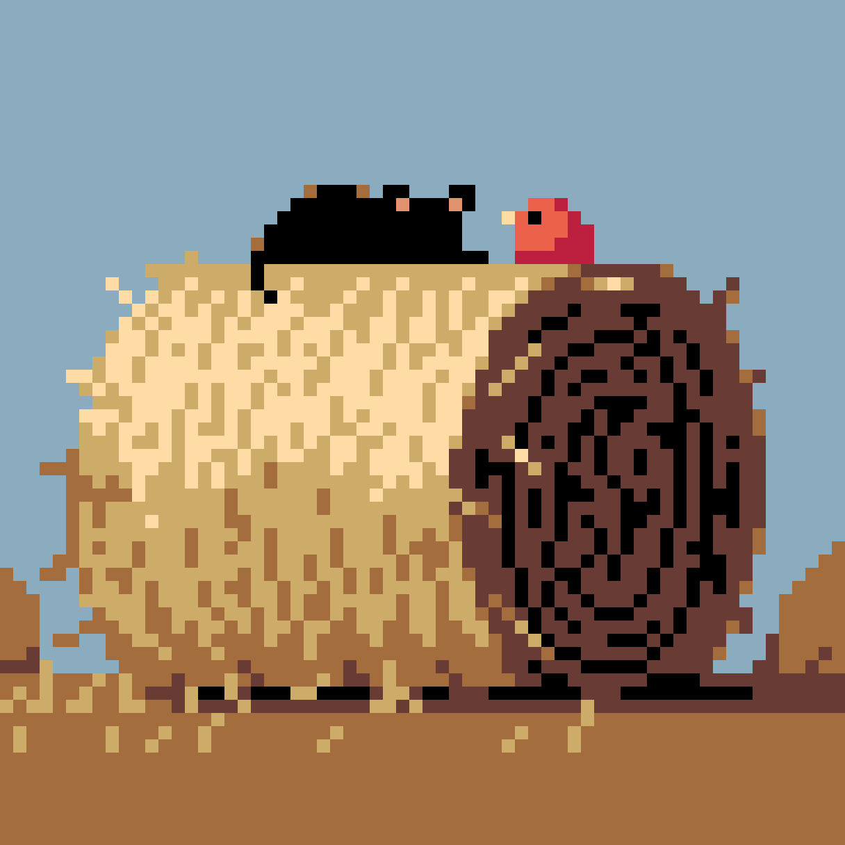 Pixilart - Hay Bale by thebeekeep