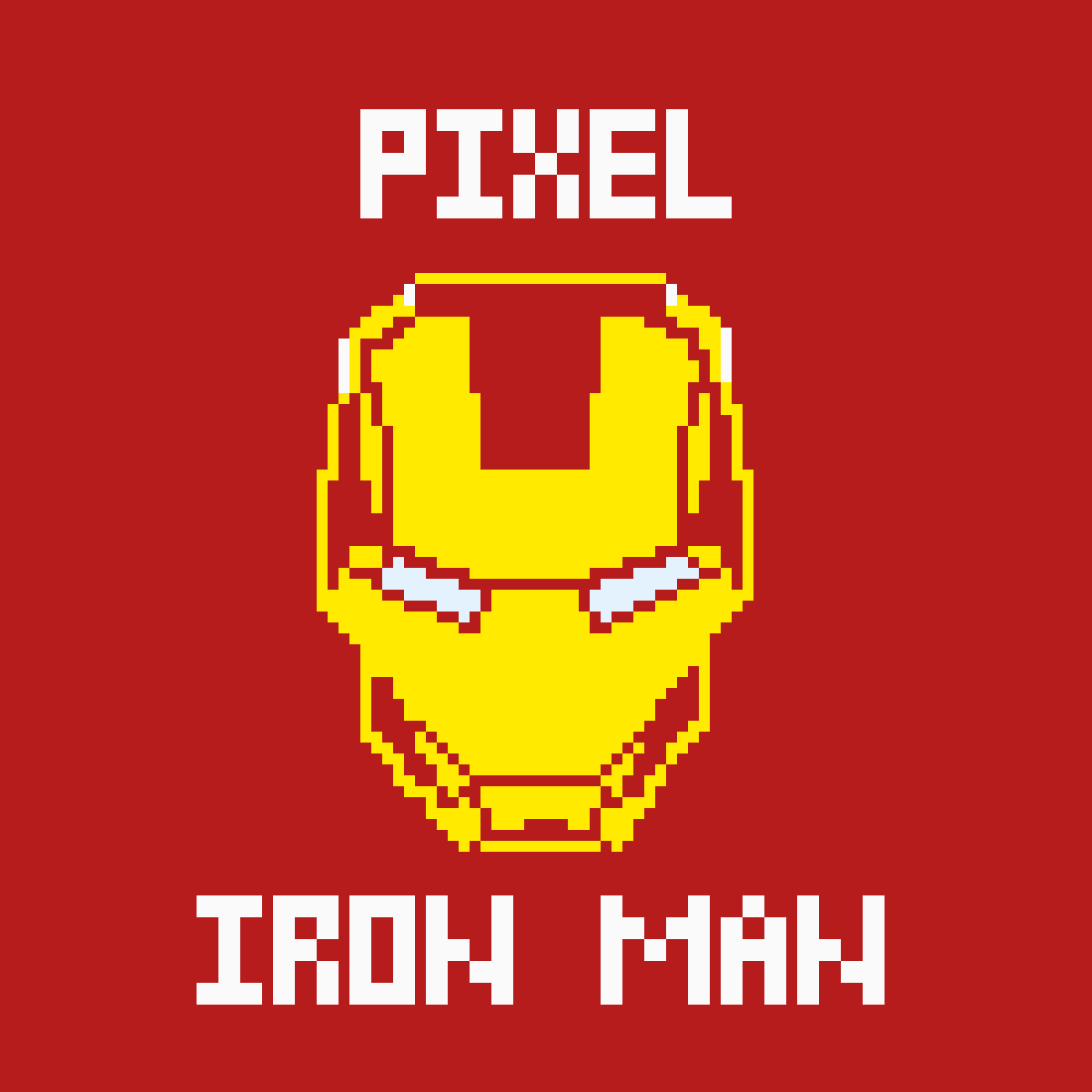 Pixilart - Pixel Iron man by Jessie0313