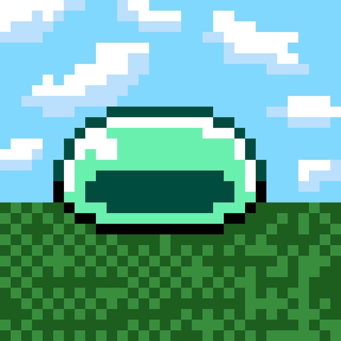 Pixilart - Slime by BoltFrozen