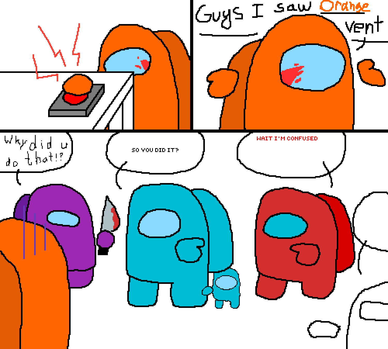 Editing among us edit - Free online pixel art drawing tool - Pixilart