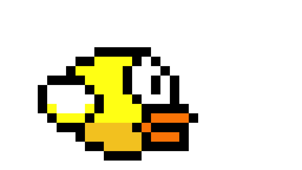 Editing Flappy Bird - Free online pixel art drawing tool - Pixilart