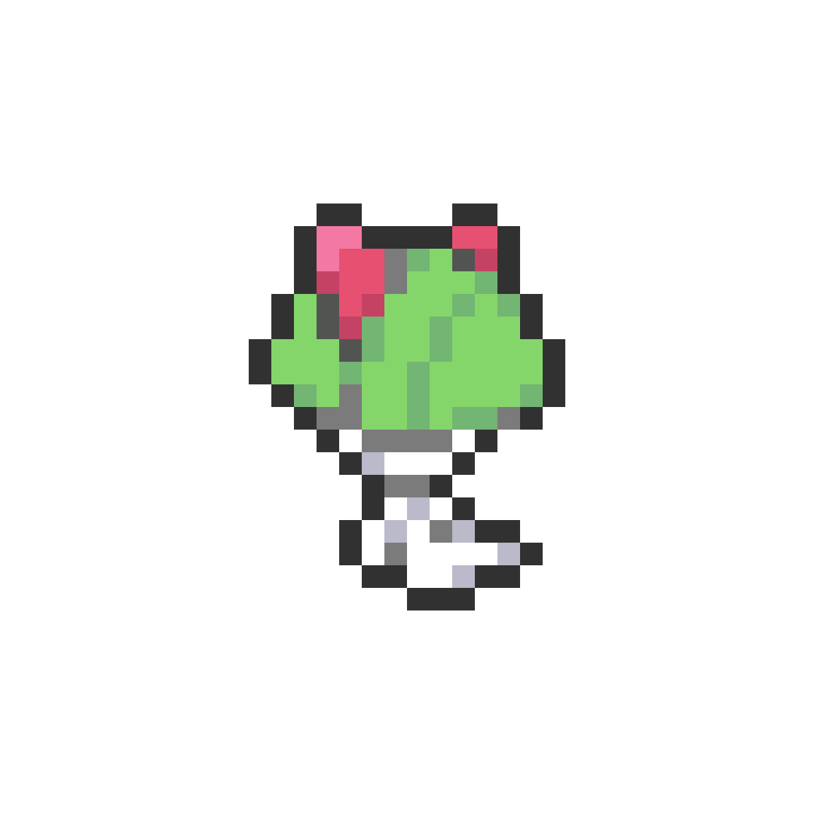 Pixilart - #280 Ralts Mini Sprite by Andruru
