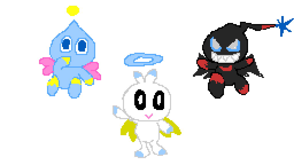 Editing The Three Types Of Chao - Free online pixel art drawing tool ...