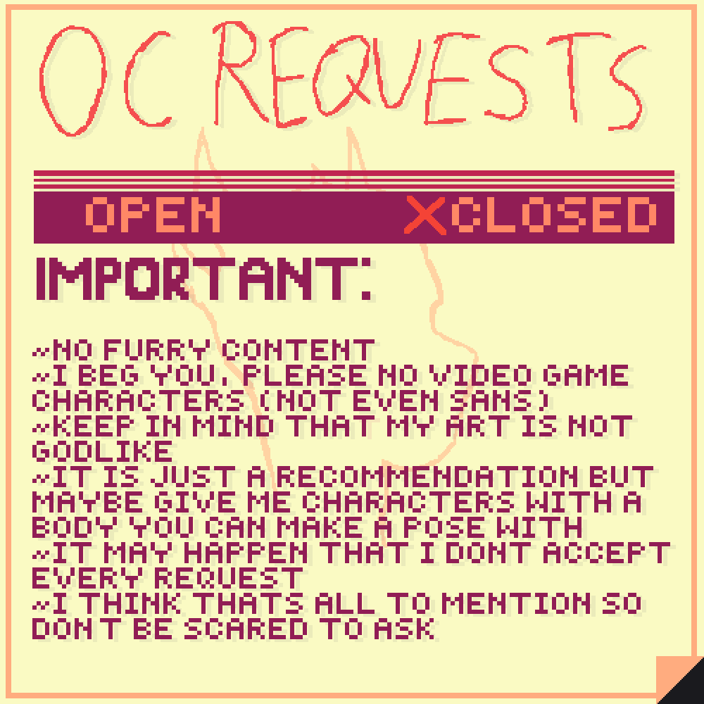 Pixilart - OC REQUESTS CLOSED by Mememellow