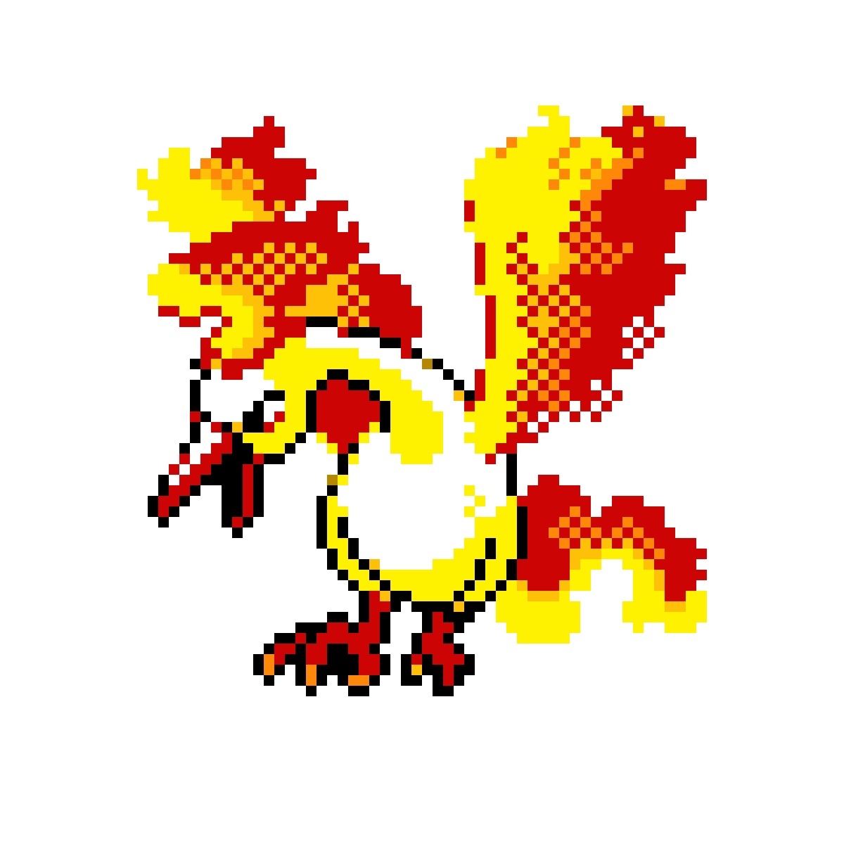 Pixilart - Moltres by Cutecreeper61
