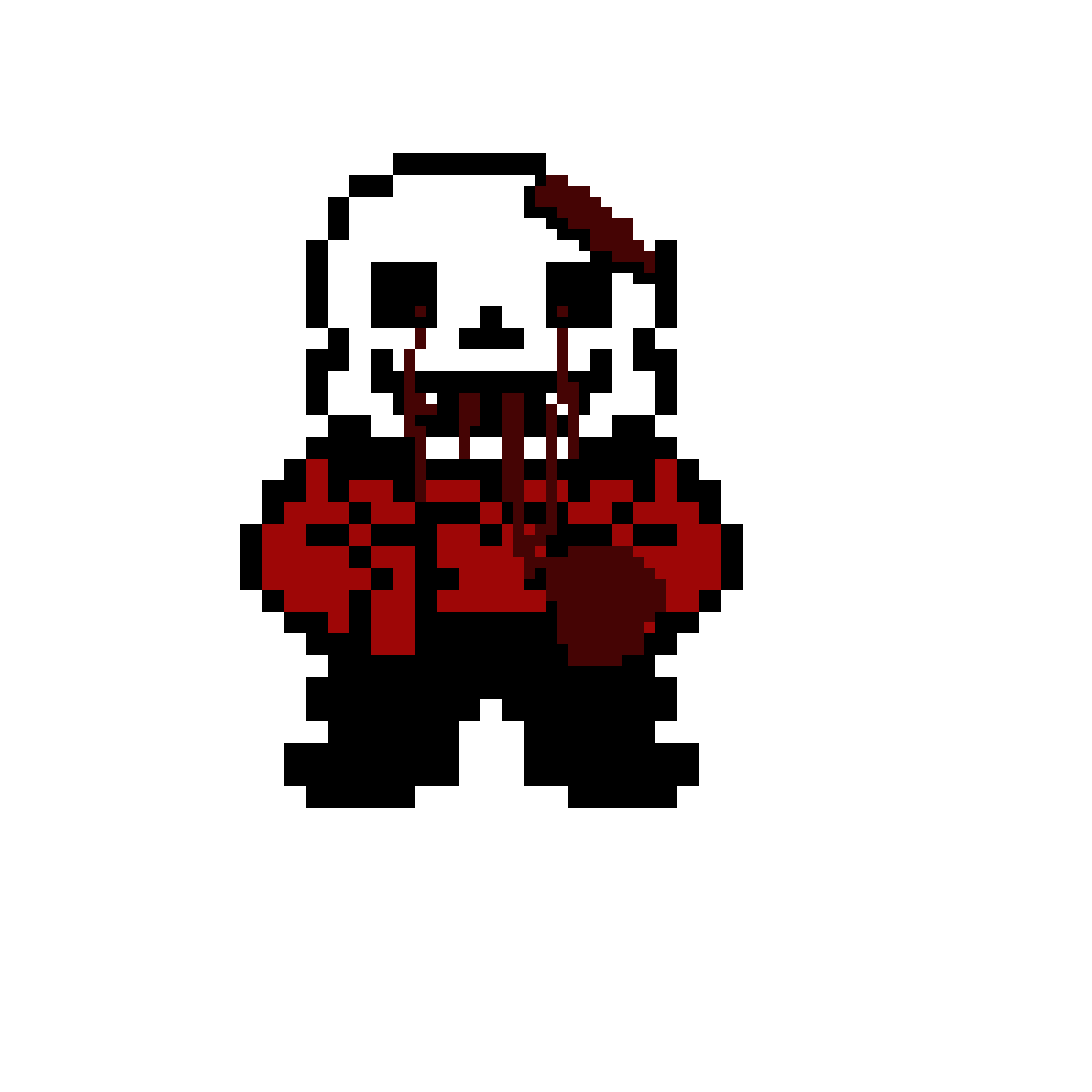Pixilart - sans... REBORN by terraria-gamer